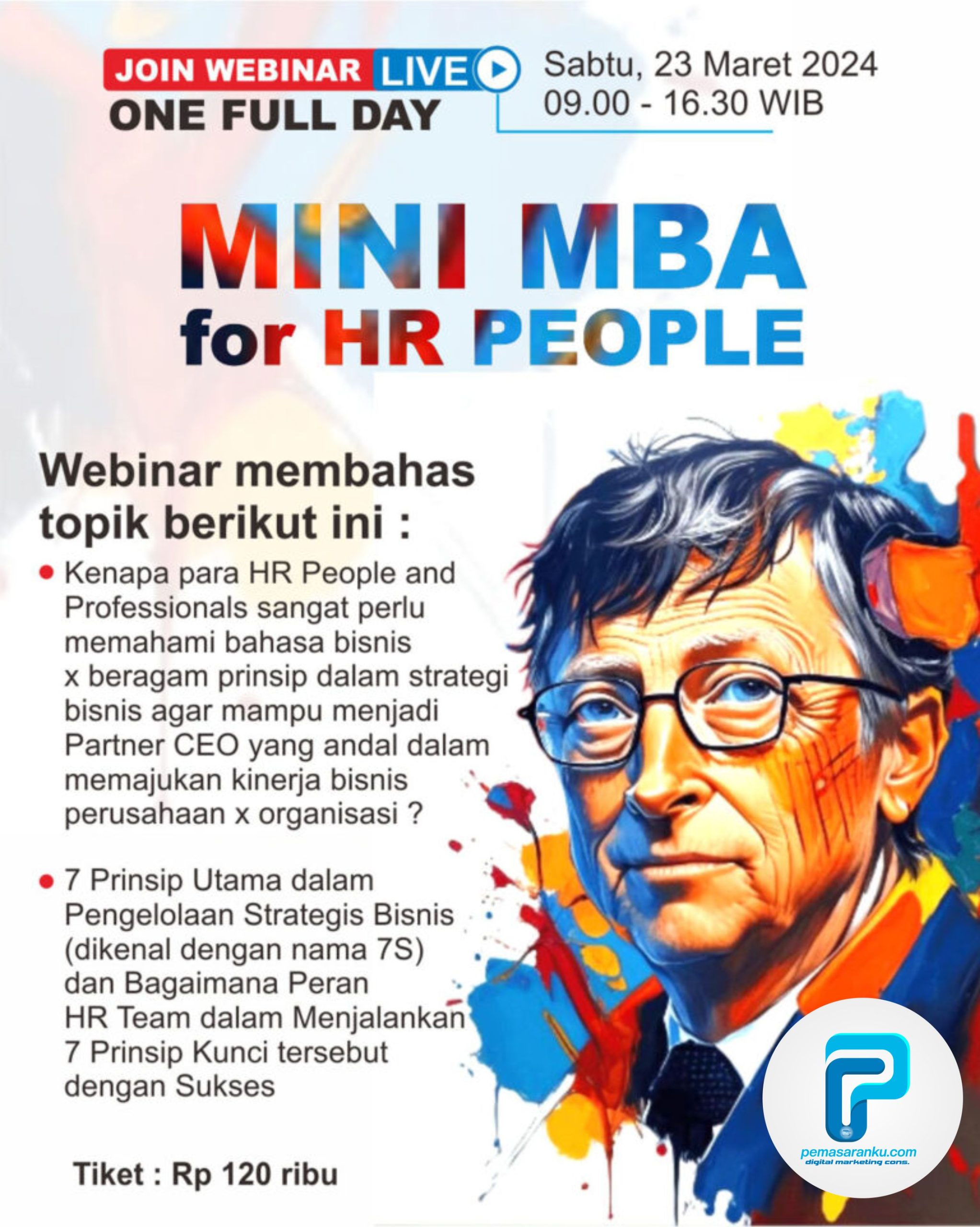 Webinar Mini MBA for HR People - Pemasaranku